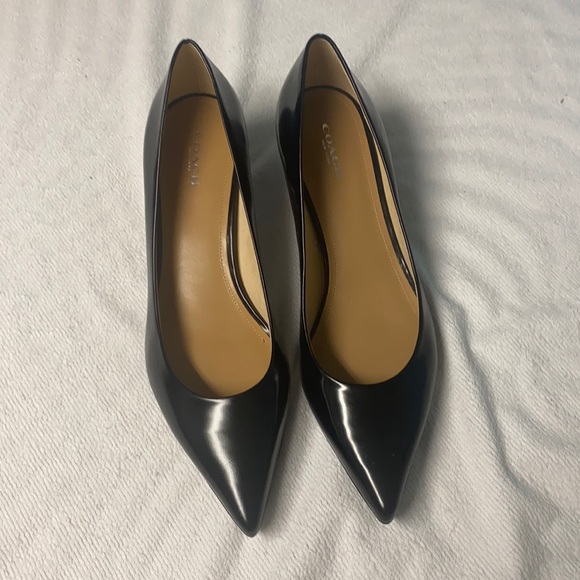 Coach | Shoes | Coach Black Small Heels | Poshmark